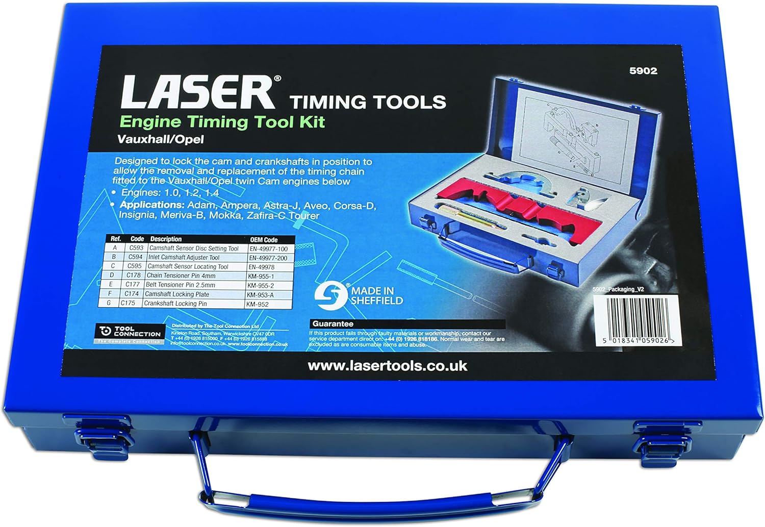 Laser 5902 Engine Timing Tool Set – BigaMart