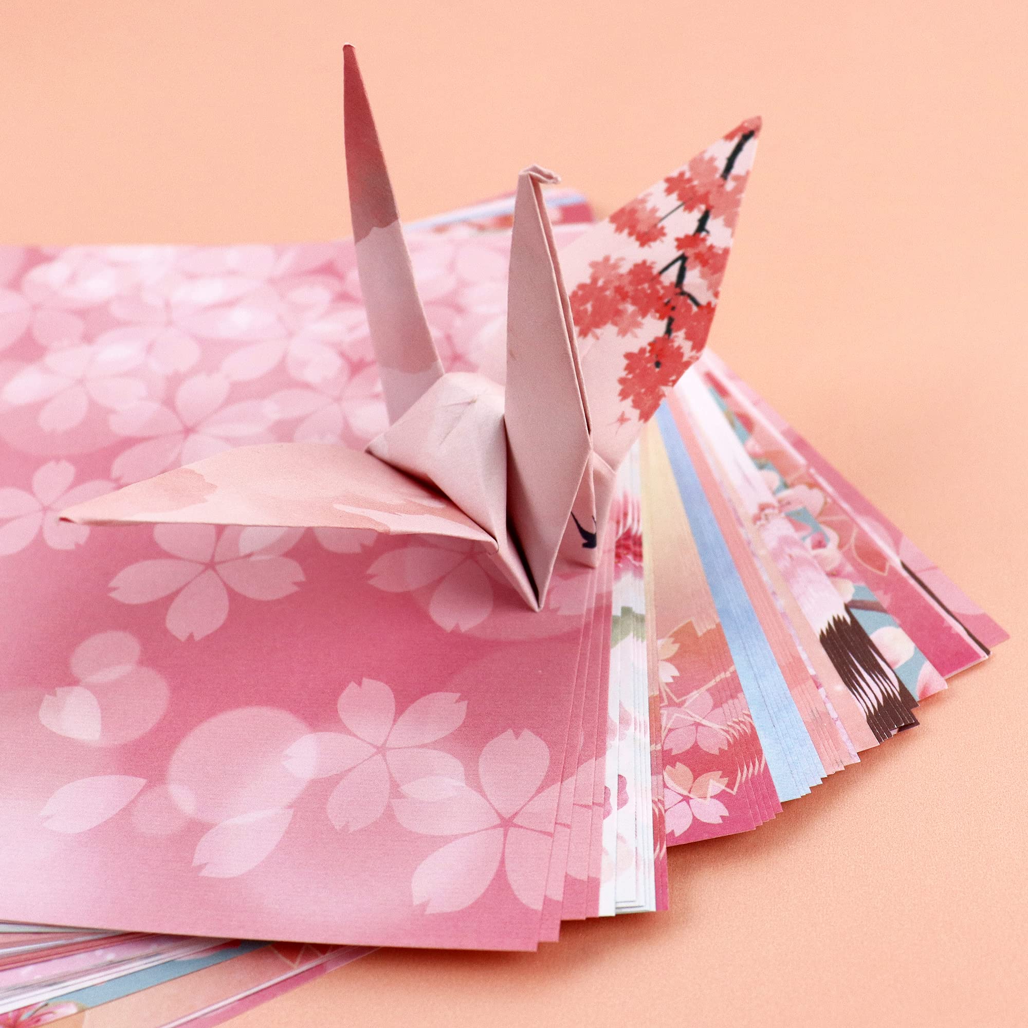 Mua Cyodoos 100 Sheets Japanese Sakura Chiyo Origami Paper Kit 6x6 Inch ...
