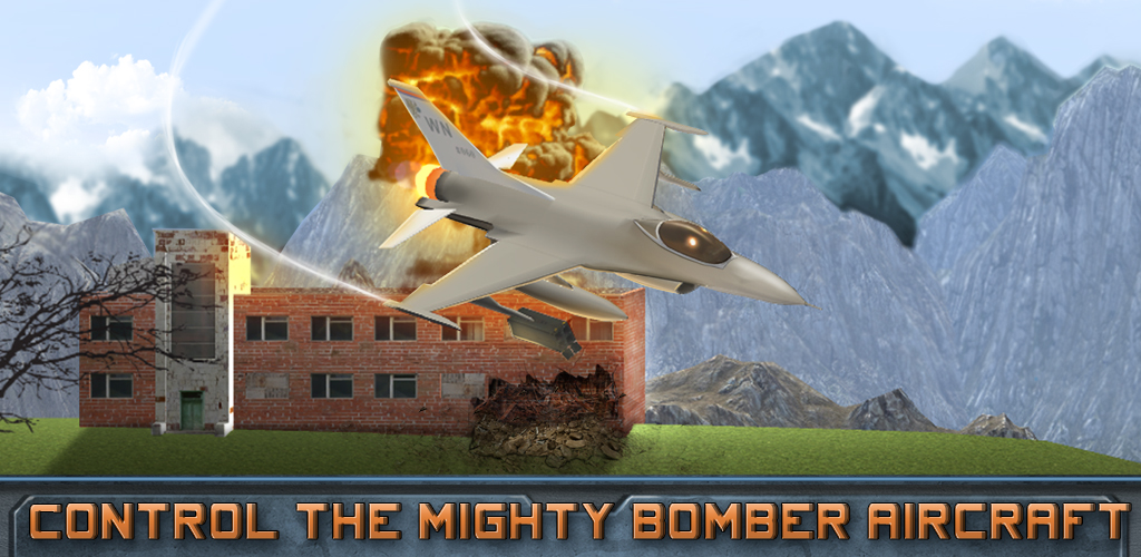 Nuke Atomic Bomber Sim 3D: Bomber Plane Jet Fighter Flight Nuclear War ...