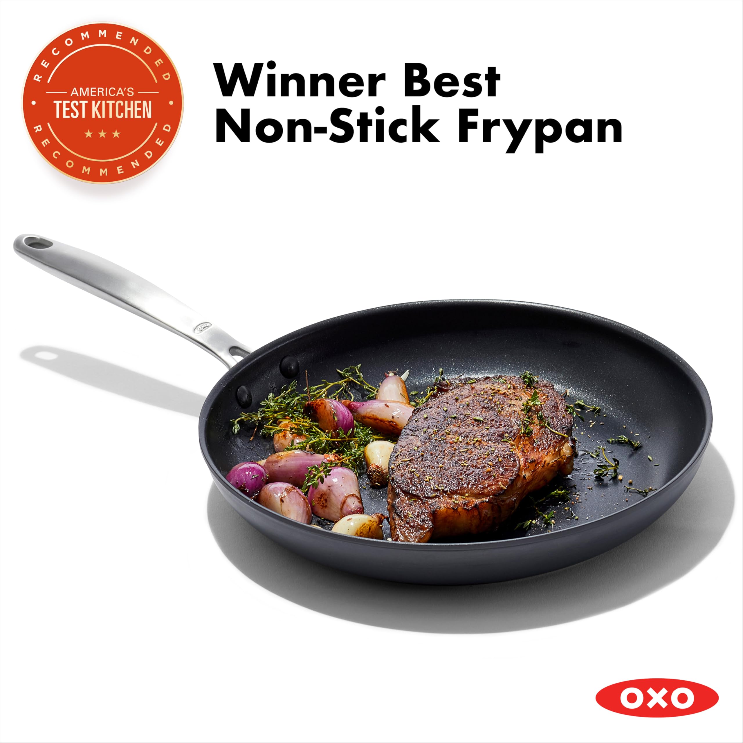 Mua OXO Enhanced 12" Frying Pan Skillet, PFAS-Free Ceramic Nonstick ...