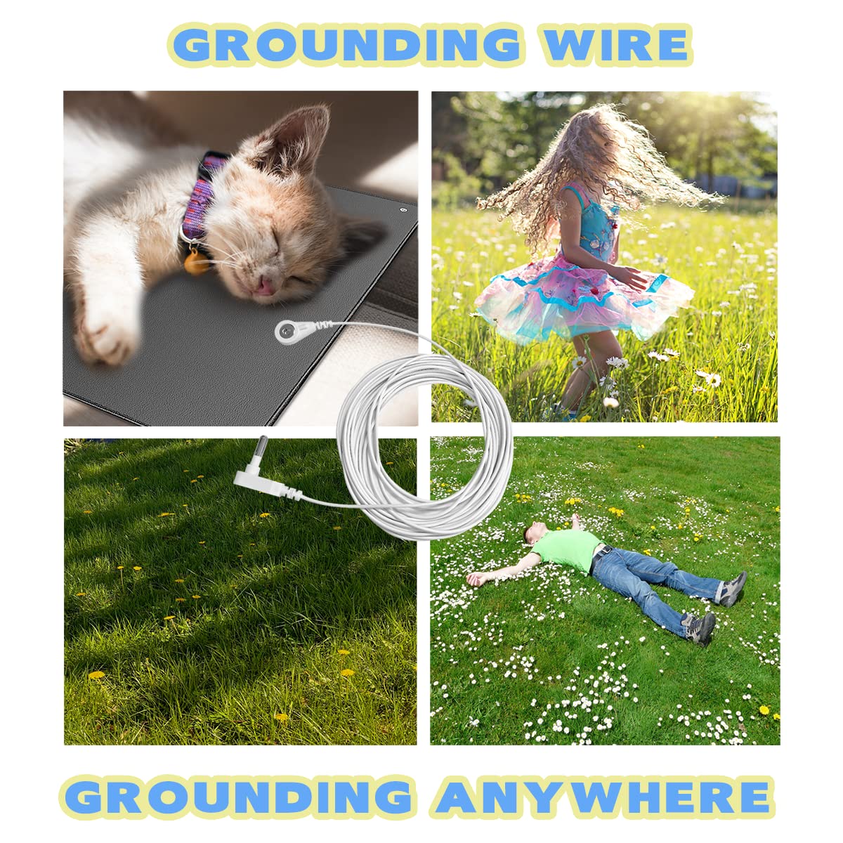 Mua Grounding Cable15ft, Grounding Wire for Grounding Products, to ...