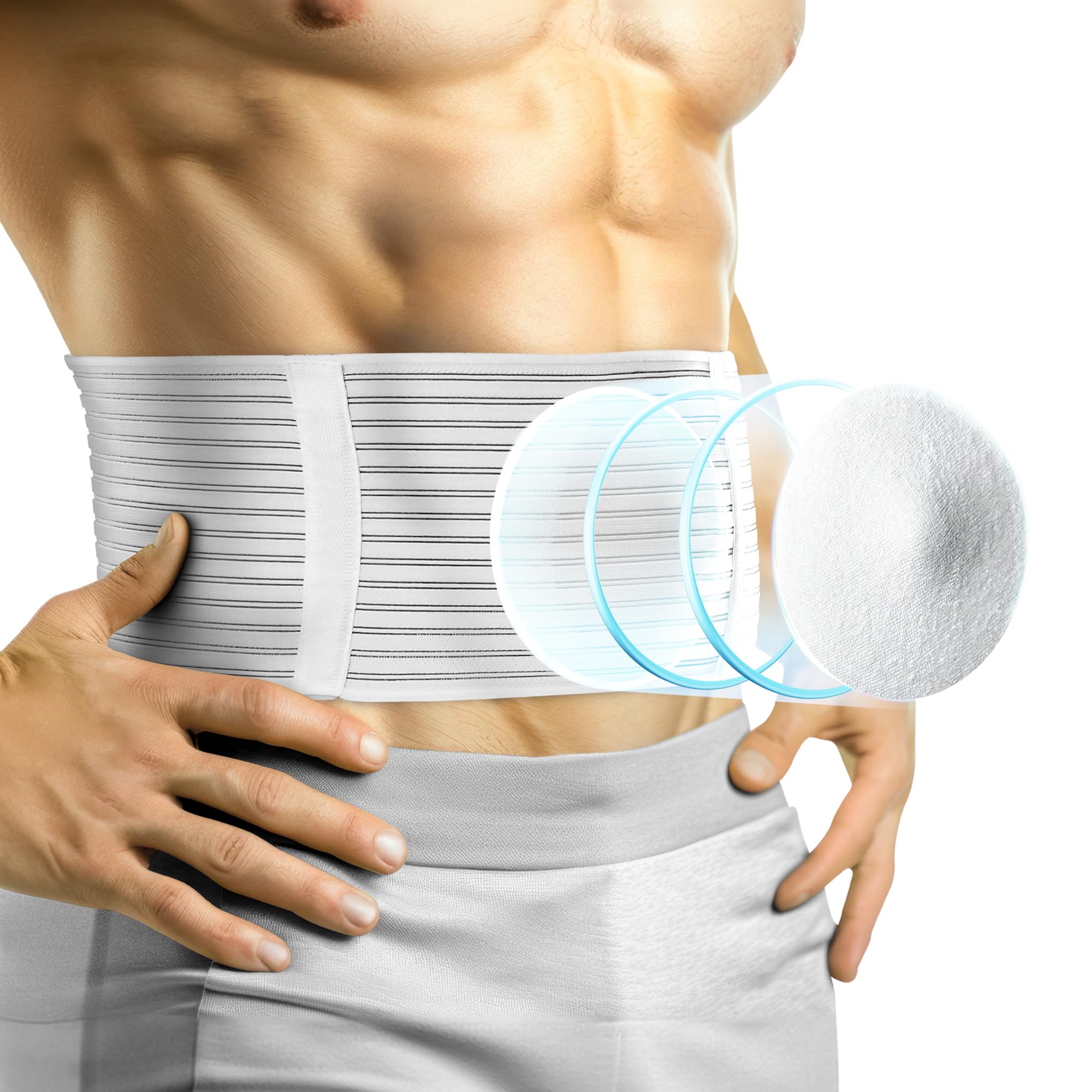 Mua BraceAbility Hernia Belt for Men & Women | Stomach Truss Binder ...