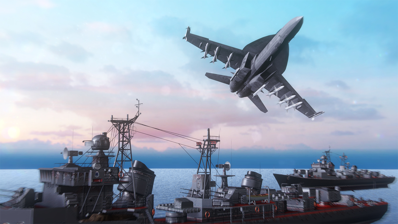 WW2 Navy Warship Combat : Fighter Jet Airbattle War Action Game 3D ...