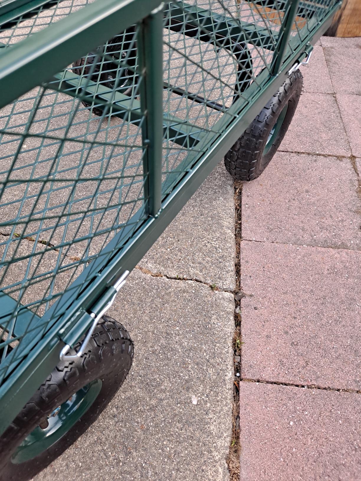 $20/mo - Finance Dporticus Four-Wheel Trailer Large Folding Wagon Side ...