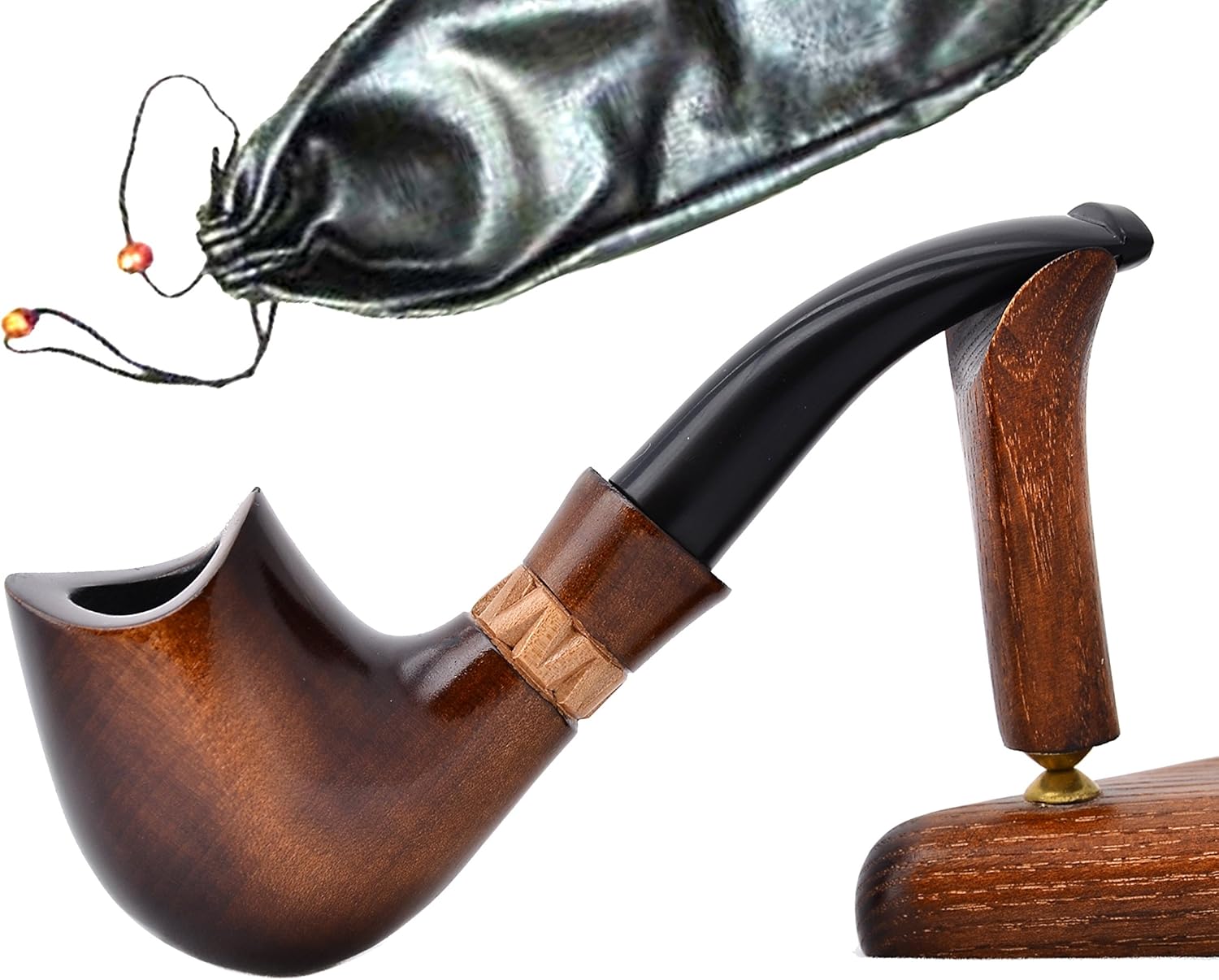 Handgemacht rauchpfeife aus birnbaum Tabak Pfeife Pipe Tabakpfeife ...