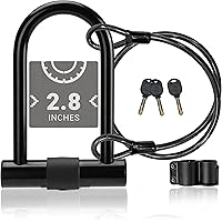 Amazon.com: Himiway Bike U Lock with Cable and Keys 14mm Heavy Duty ...
