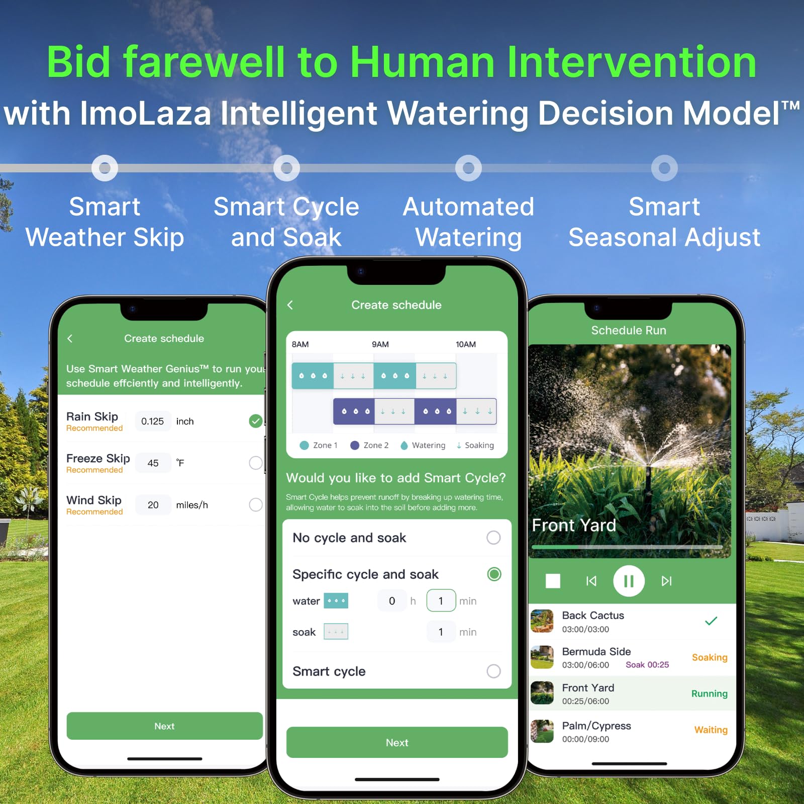 Mua ImoLaza Smart Sprinkler Controller Evapotranspiration Master: 12 Zones WiFi Irrigation ...