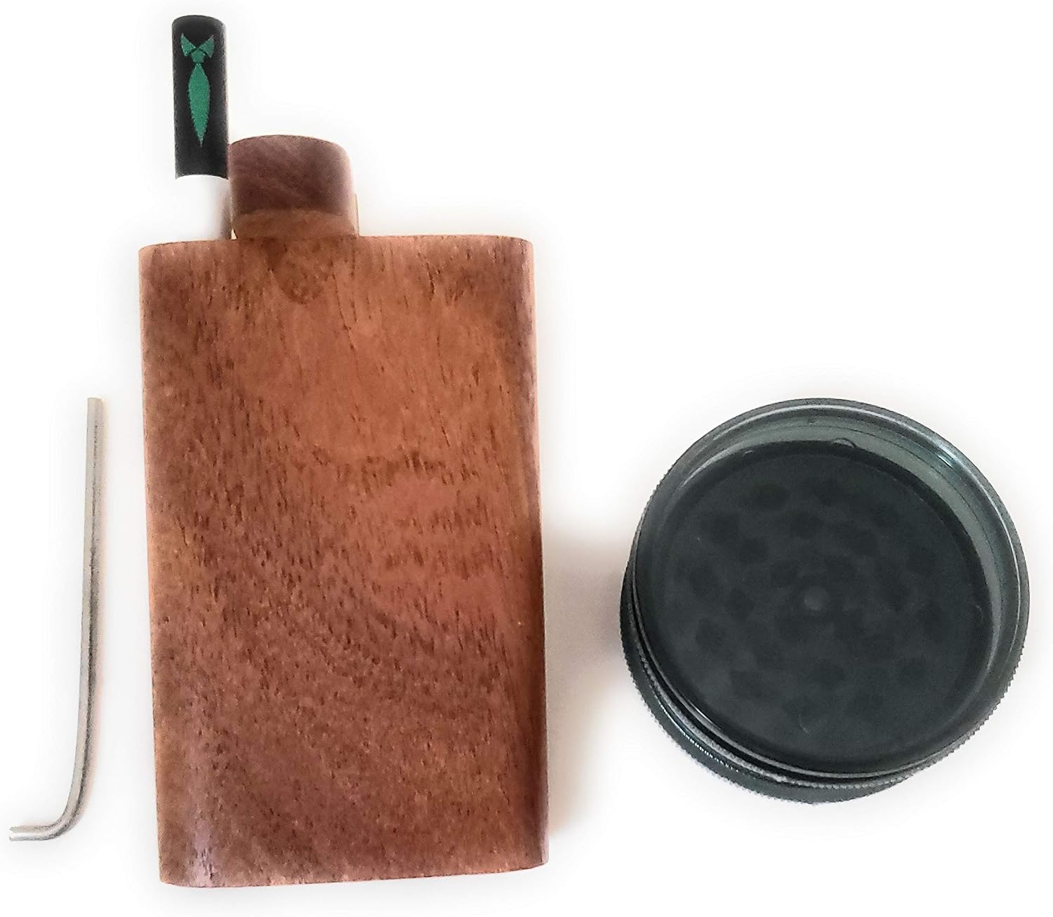Raw Natural Stash Box with 3 Inch Alloy Bat 3 Piece Grinder and ...