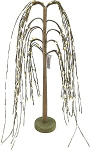 Pip Berry Weeping Willow Tree Cream Berries Country Primitive Floral ...