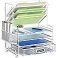 Amazon.com: MINDEPOT Desk Paper Organizer Tray, Desktop File Folder ...