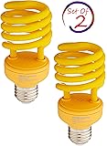 Miracle LED Yellow Bug Light MAX - Replaces 100W - A19 Outdoor Bulb for ...