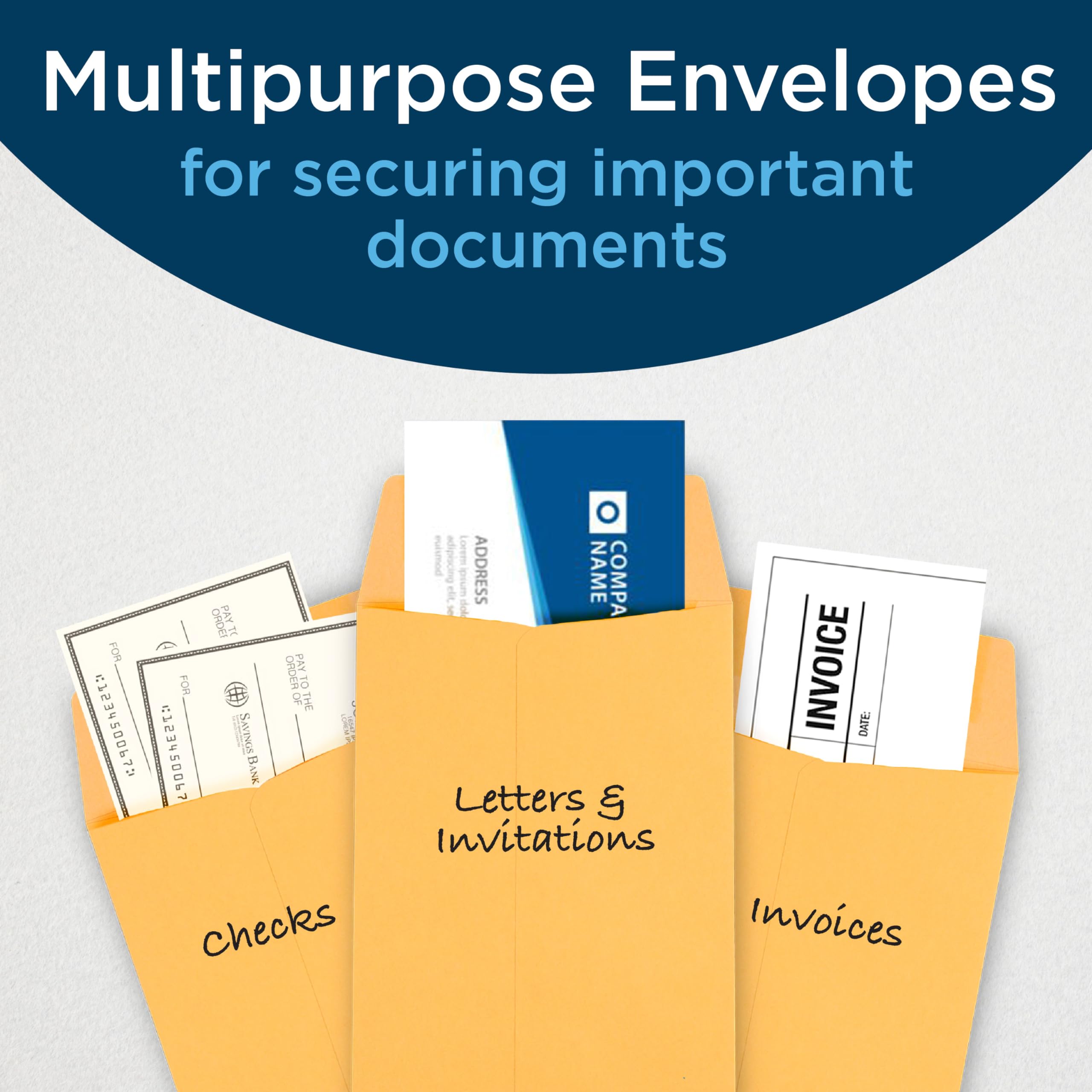 Mua #10 Paper Shipping Policy Envelopes with Gummed Flaps, Pack of 500 ...