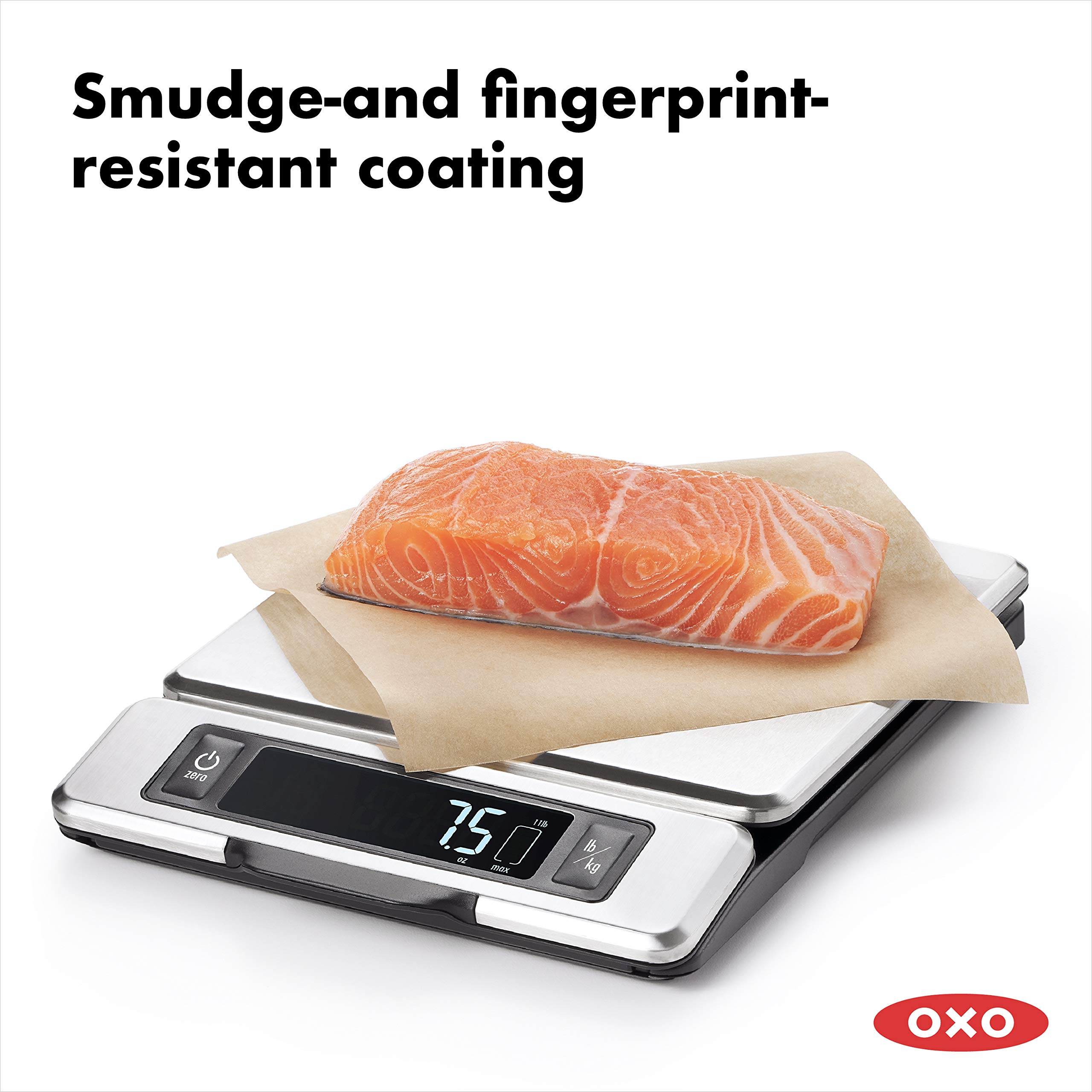 Mua OXO Good Grips 11-Pound Stainless Steel Food Scale with Pull-Out ...
