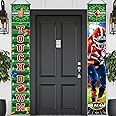 Amazon.com: Football Welcome Hanging Porch Sign for Sport Theme Party ...