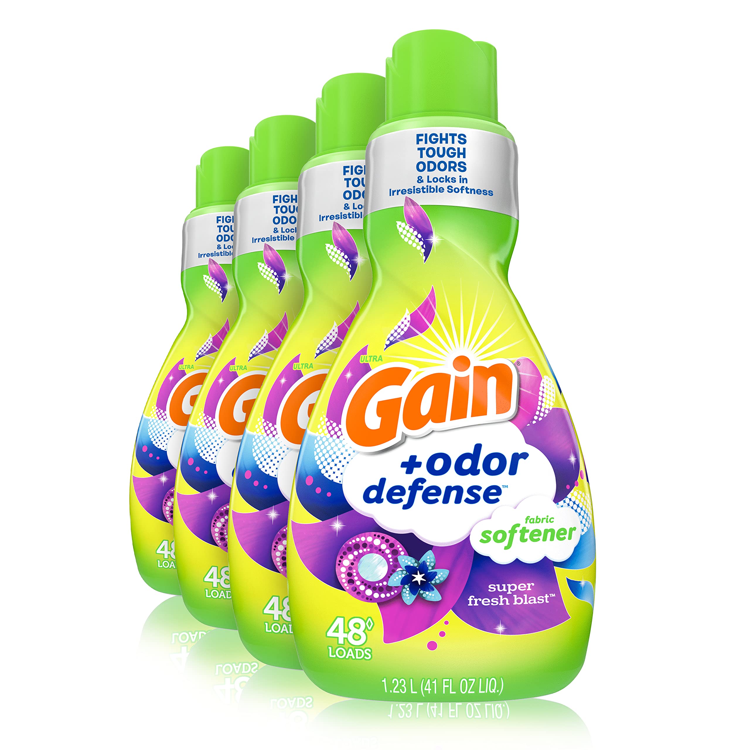 Mua Gain + Odor Defense Laundry Fabric Softener Liquid, Super Fresh ...
