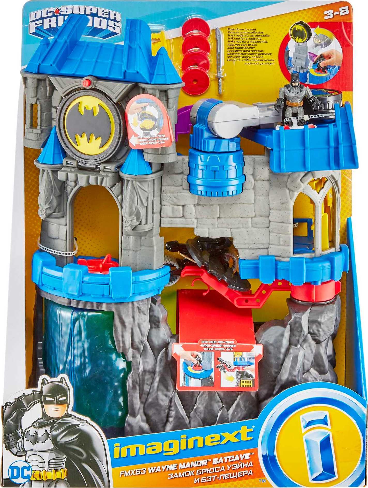Mua Imaginext DC Super Friends Batman Toy, Wayne Manor Batcave Playset ...