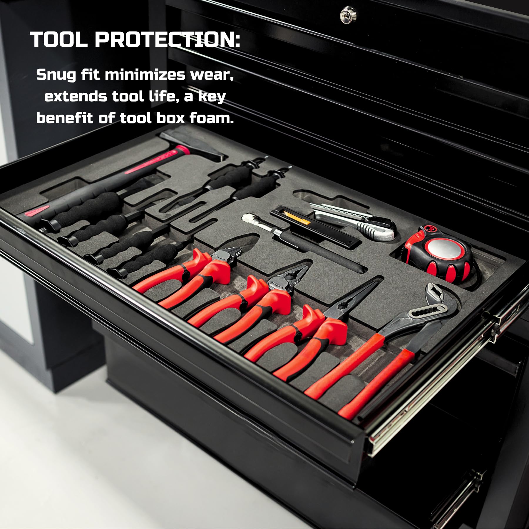 Mua ONREVA Tool Box Foam 3Pack 22x18x2 inch, Foam Inserts for Cases ...