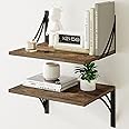 Amazon.com: MXCSE Deep Floating Shelves for Wall, 12 Inch Deep Wall ...