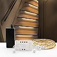 RWOFNIA Motion Sensor with Daylight Sensor Sync Light Up Type LED Stair ...