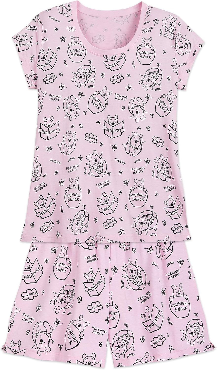 Amazon.com: Disney Winnie the Pooh Pajama Set for Women Size LADIES 2XL ...