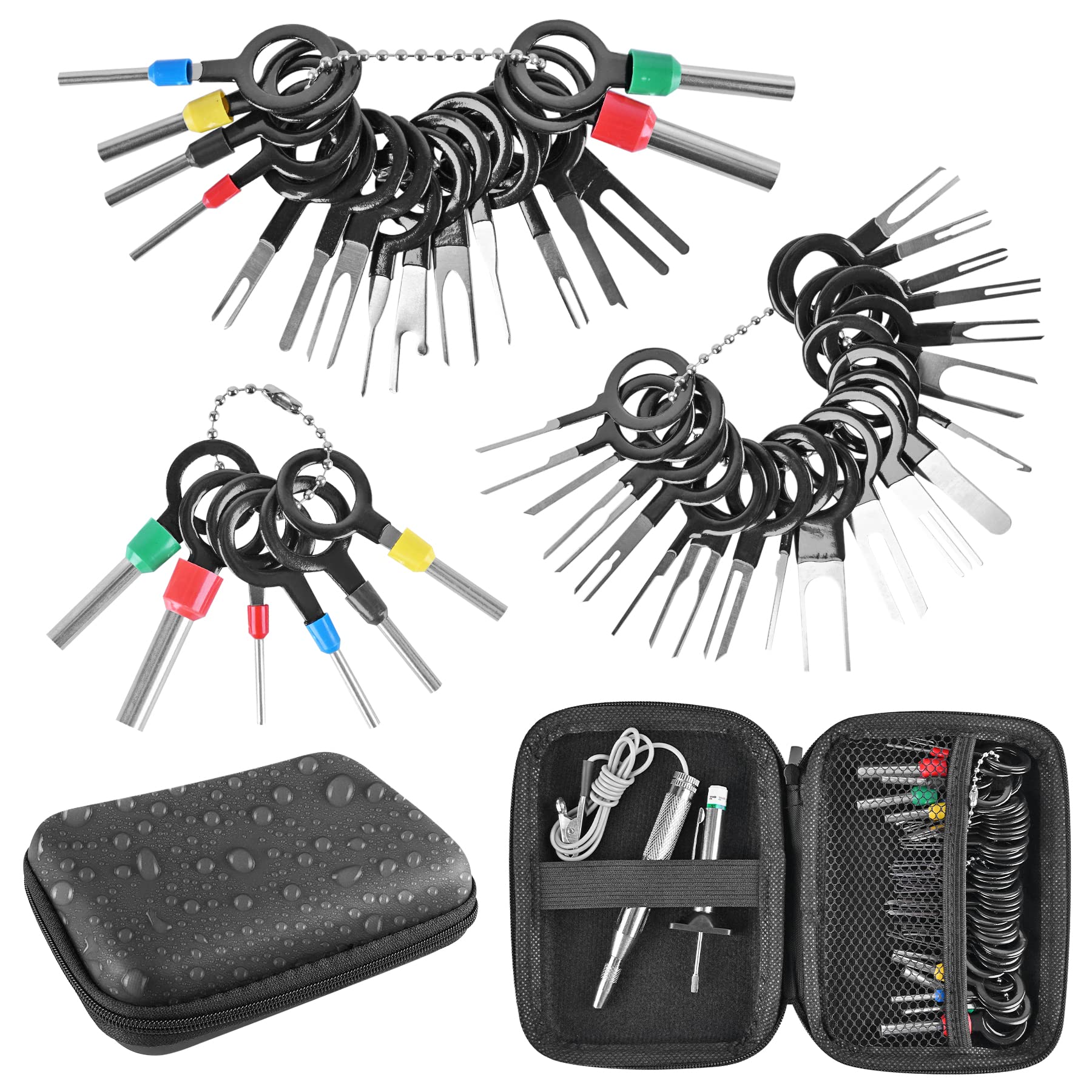 Terminal Removal Tool Kit 44 Pcs Depinning Tool Electrical Connector ...