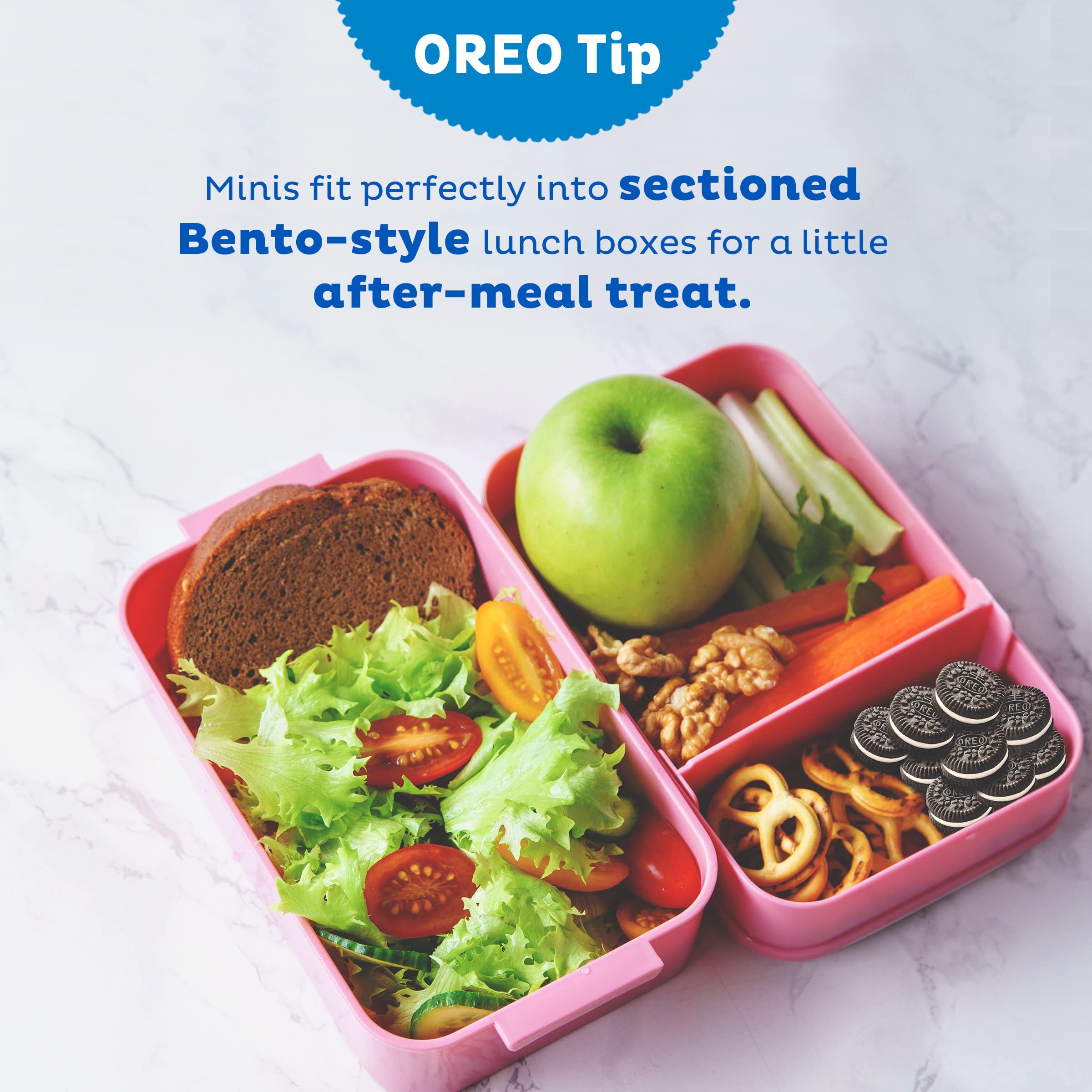 Mua OREO Mini Chocolate Sandwich Cookies Go-Pak, On The Go Snacks, 3.5 ...