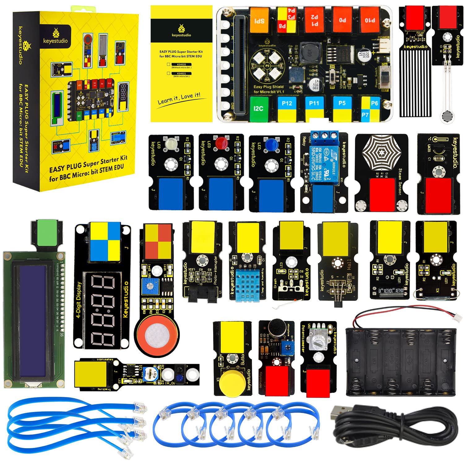 Mua KEYESTUDIO Microbit Super Easy Plug Starter Kit for BBC Micro:bit ...