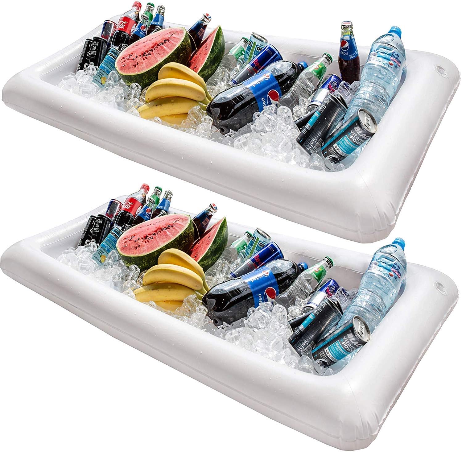 Inflatable Cooler Buffet Serving Bar – Blow up ice Buffet Large Tray to ...