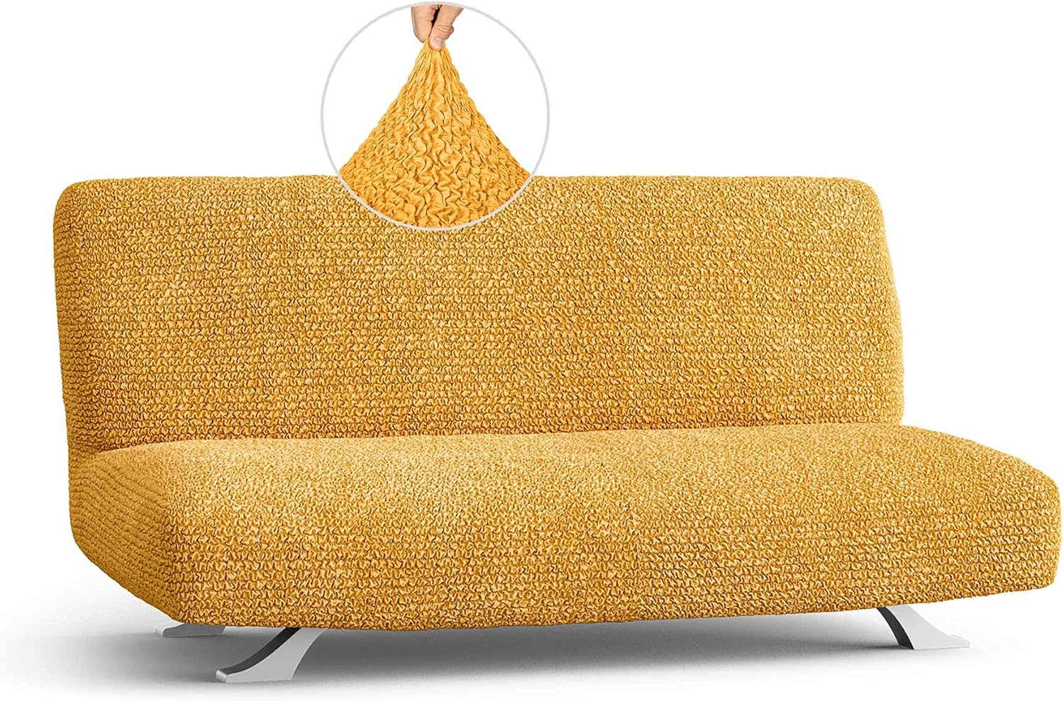 Amazon.com: Futon Cover - Armless Couch Cover - Sofa Bed Slipcover ...