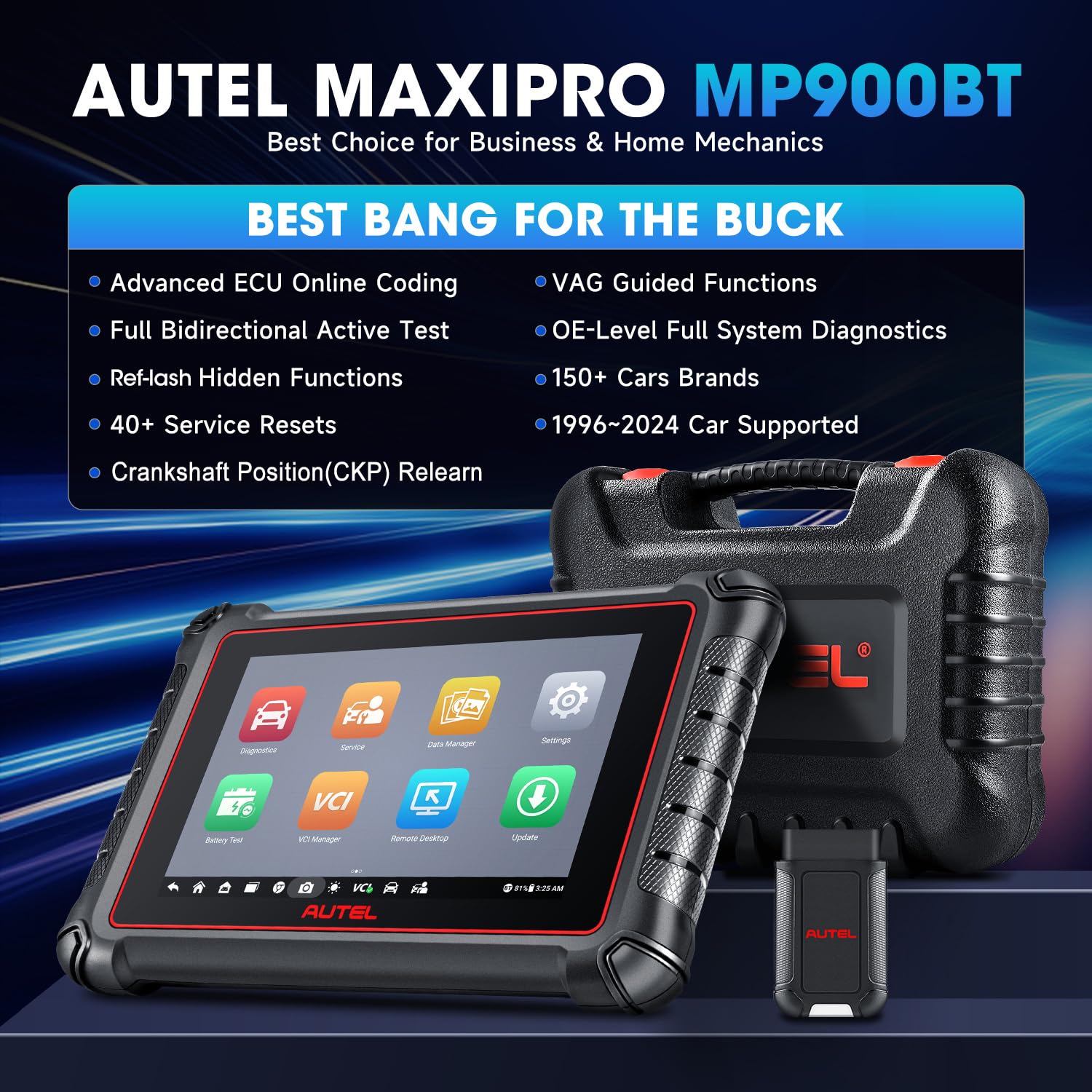 Mua Autel Scanner MaxiPRO MP900-BT: 2024 MP900BT with DoIP/CAN FD, Same ...