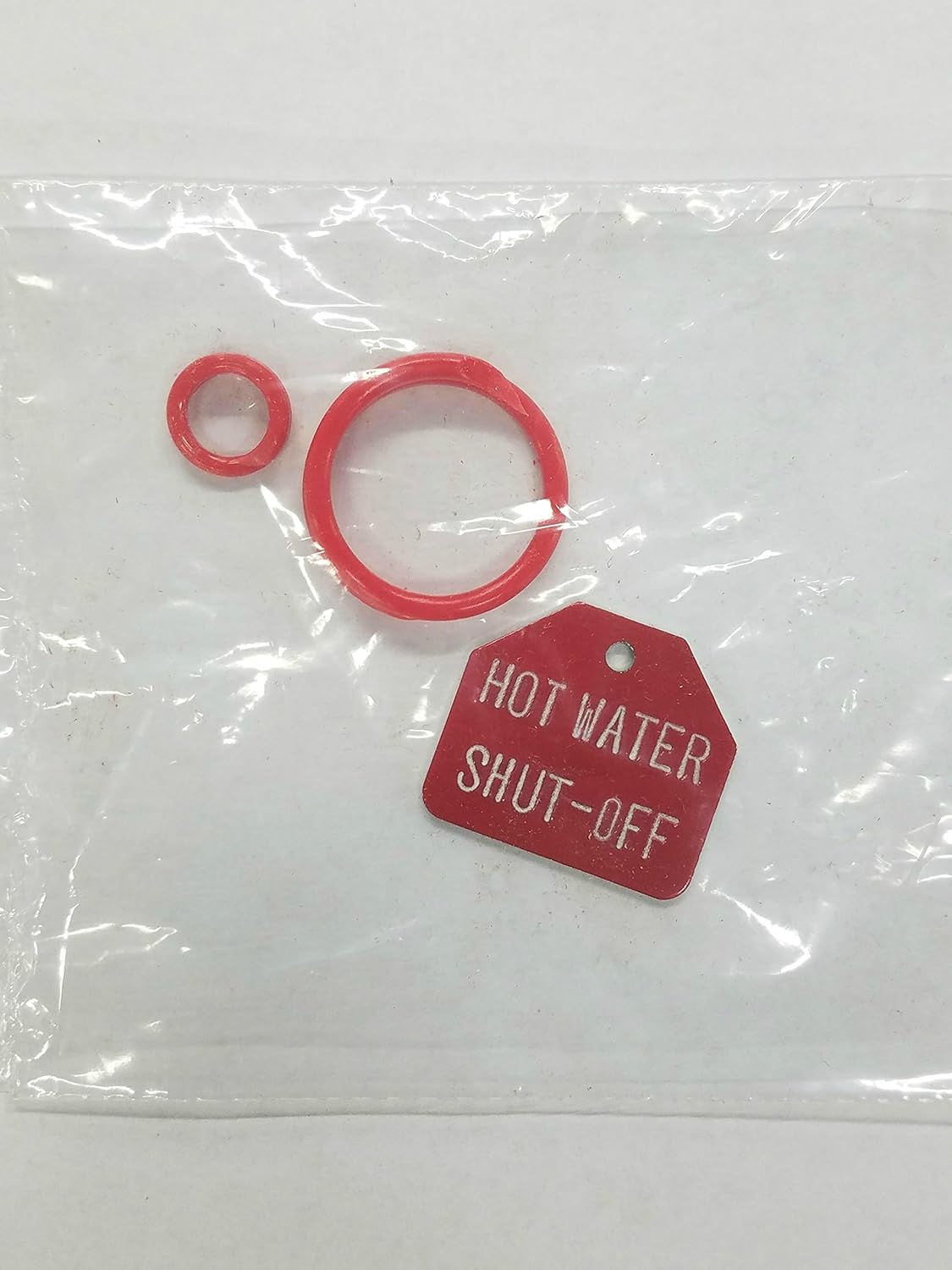 Main Water Shut Off Plumber Tags with Blank Boxes for Company Name Pack ...