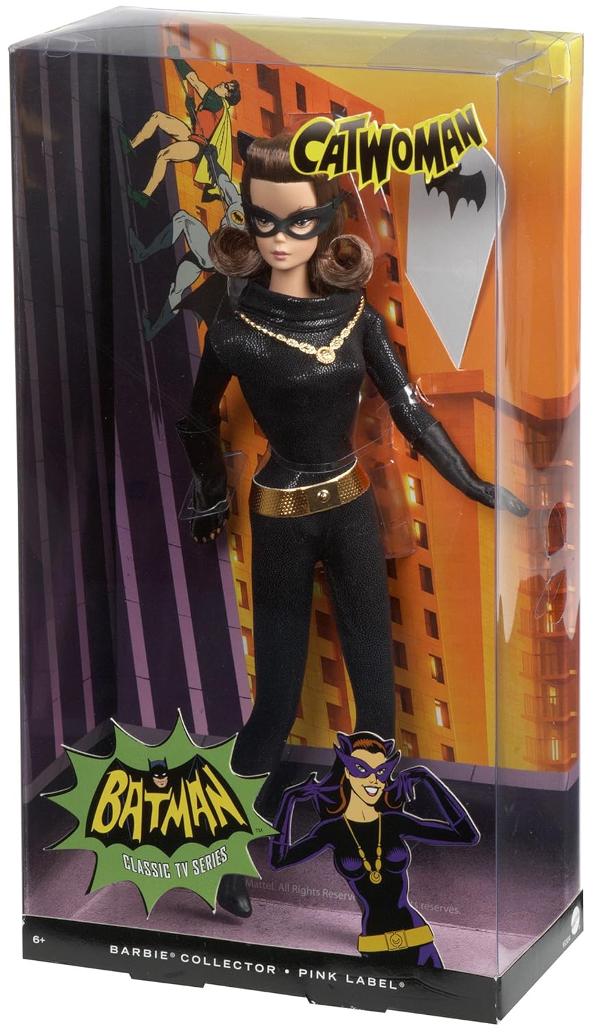 Toys Barbie Collector Classic Catwoman Barbie Doll Mattel Y0304 Dolls ...