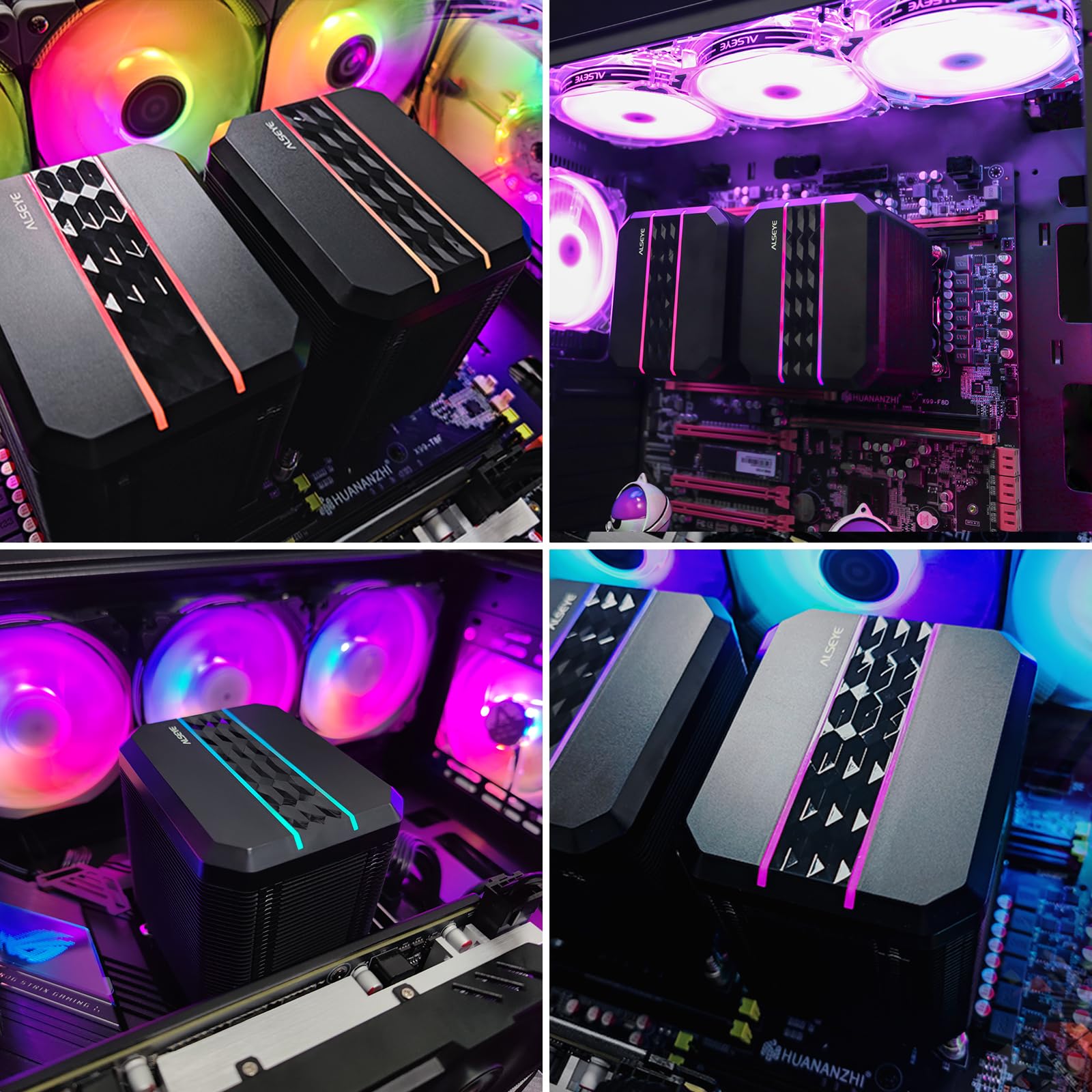 Mua ALSEYE M90 CPU Cooler, Hidden Fan Designed Dual Tower Air-Cooled ...