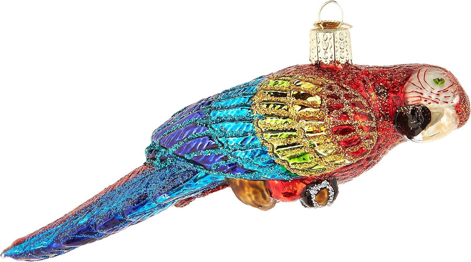 Amazon.com: Old World Christmas Bird Watcher Collection Glass Blown ...