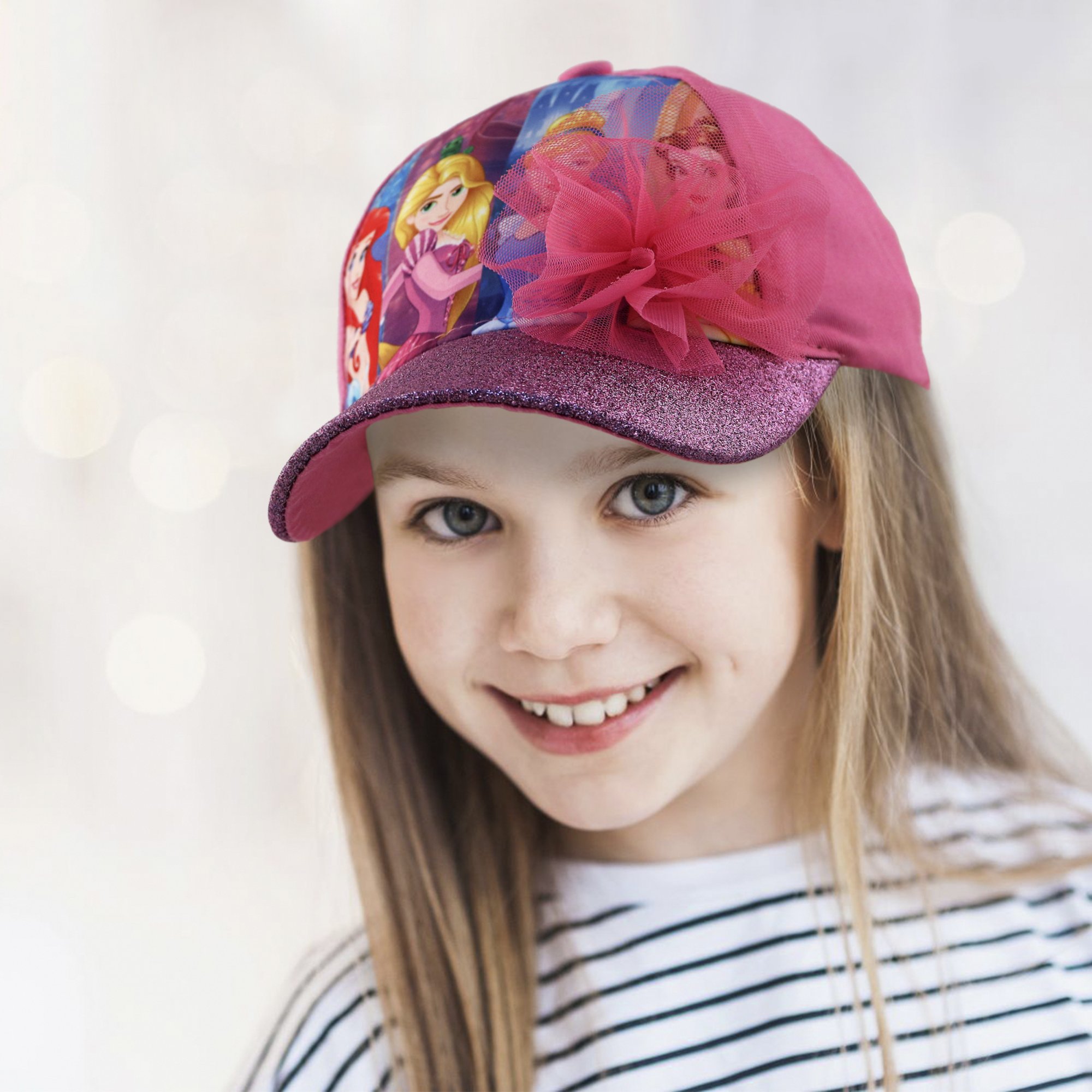 Mua Disney Girls Princess Glitter Baseball Cap - Frozen Elsa, Anna ...