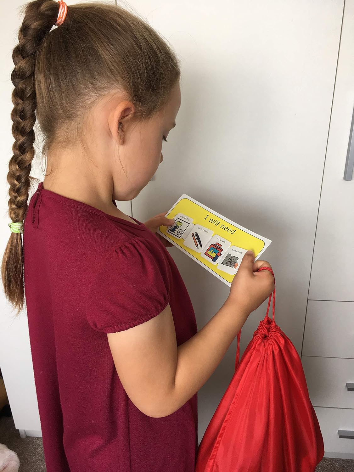 Plastic Visual Day Planner (English) – BigaMart