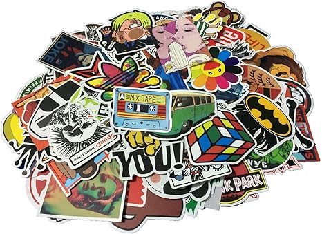 Baybuy Random Sticker 50-500pcs Variety Vinyl Car Sticker Motorcycle ...