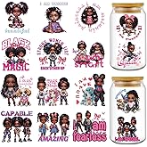 Amazon.com: AFRITEE UV DTF Cup Wraps - 8 Sheets Funny Downtown Girl ...