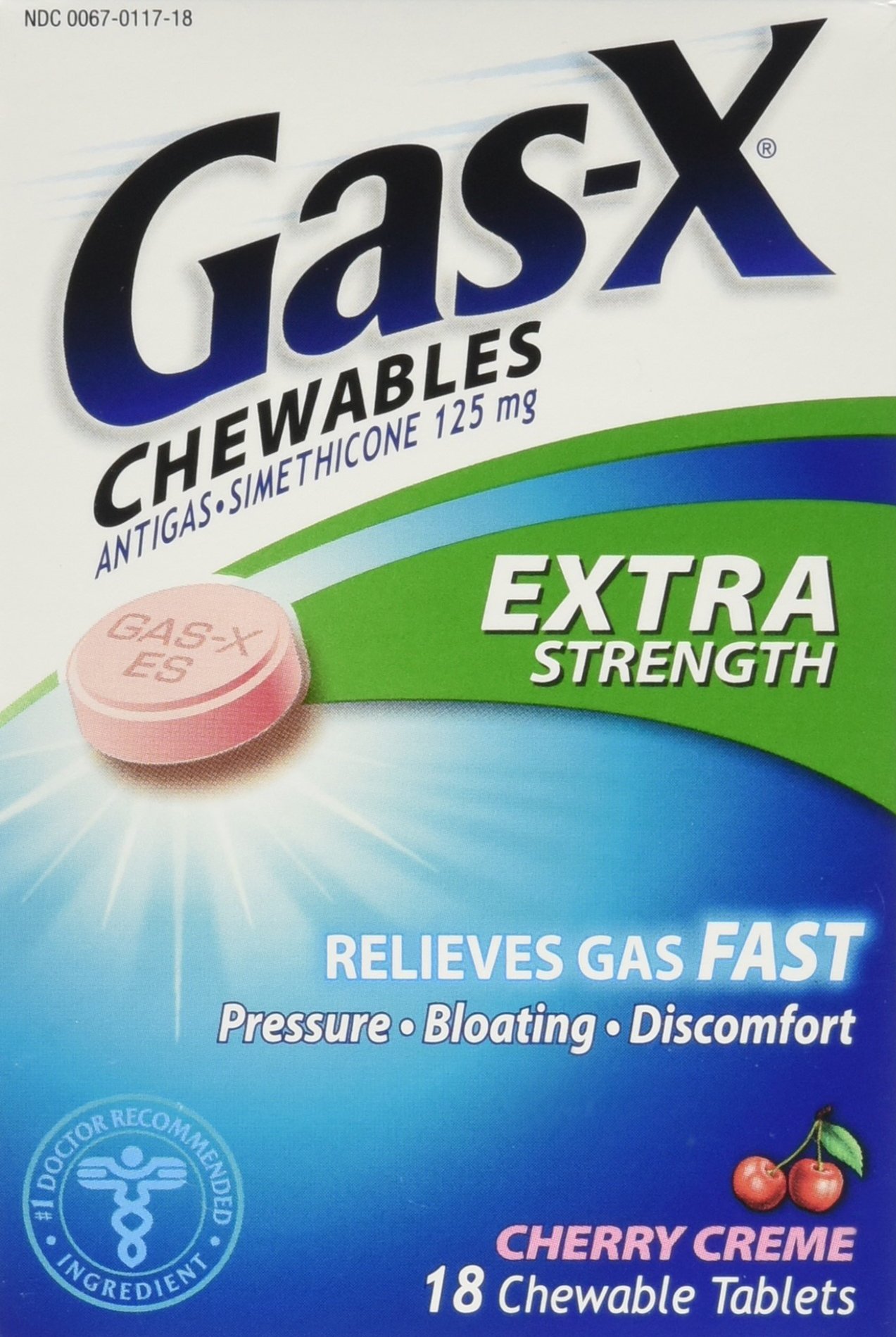 Mua Gas-X Extra Strength Cherry Creme Chewable Tablets, 54 Count trên ...
