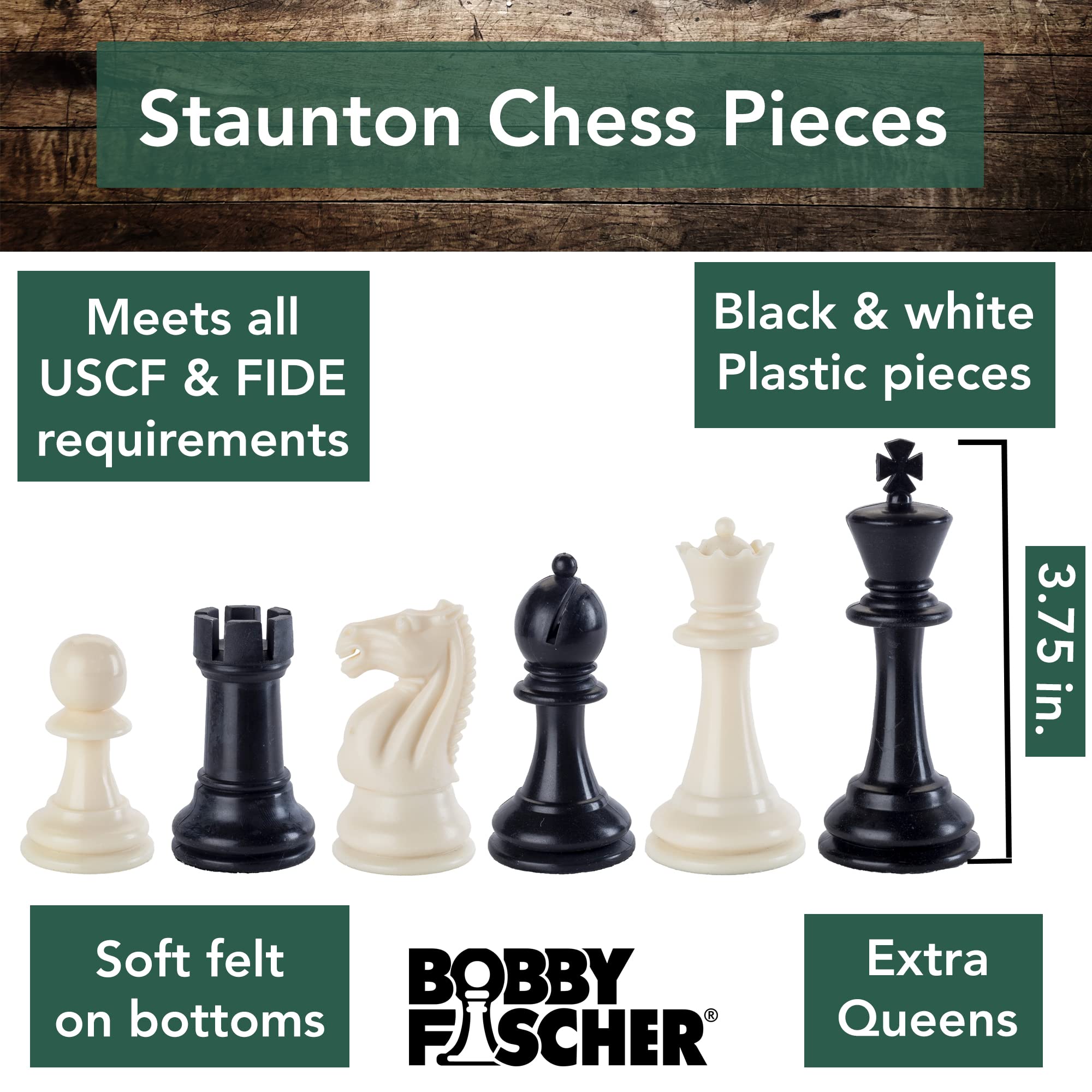 Mua Bobby Fischer® Learn to Play Chess Set Board Game, Easy to ...