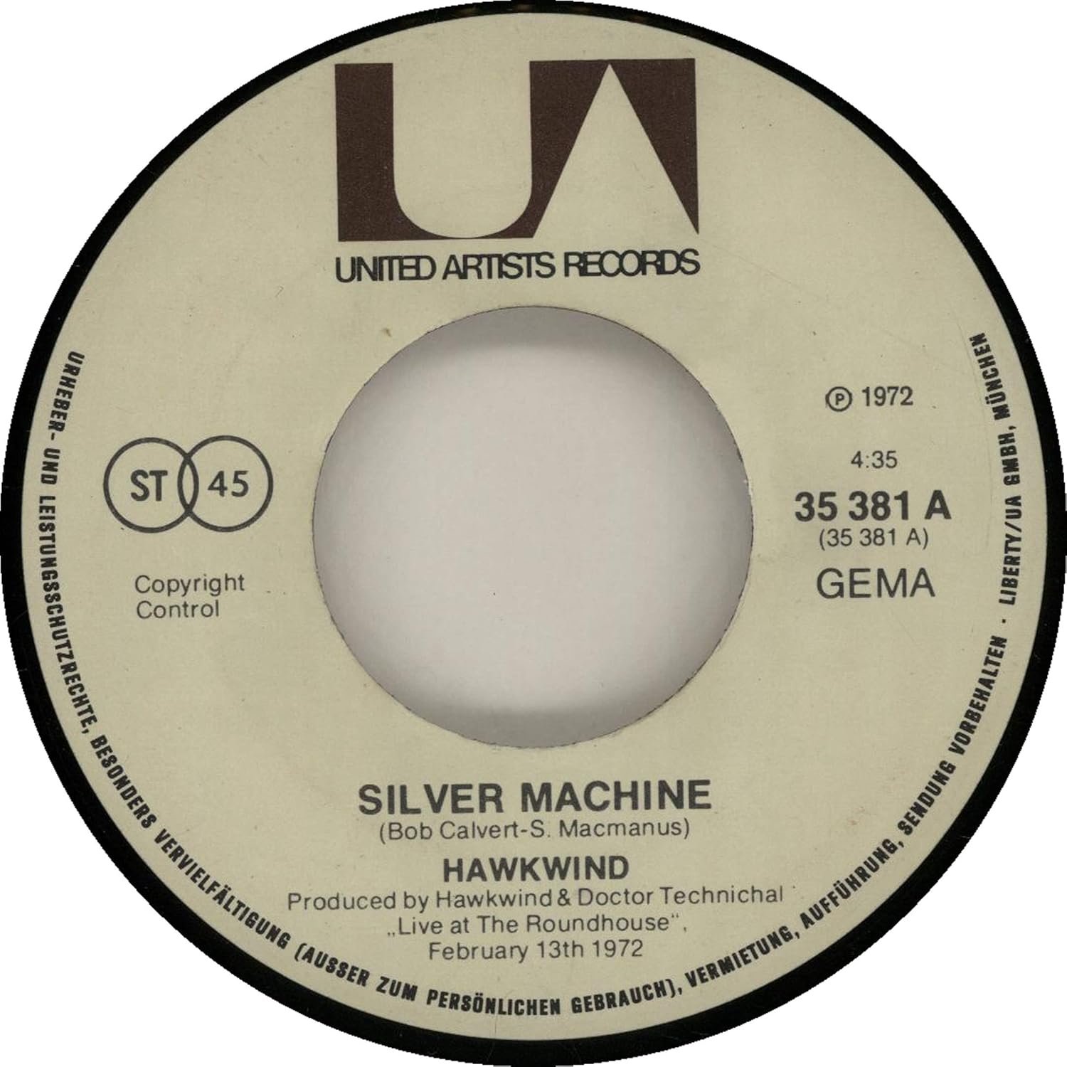 Hawkwind - Silver Machine - Wide - Amazon.com Music