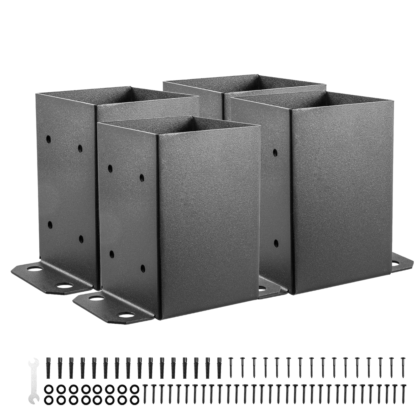 Mua FMhotu 4x4 Post Base, Deck Post Base Inner Size 3.6 x 3.6 inch ...