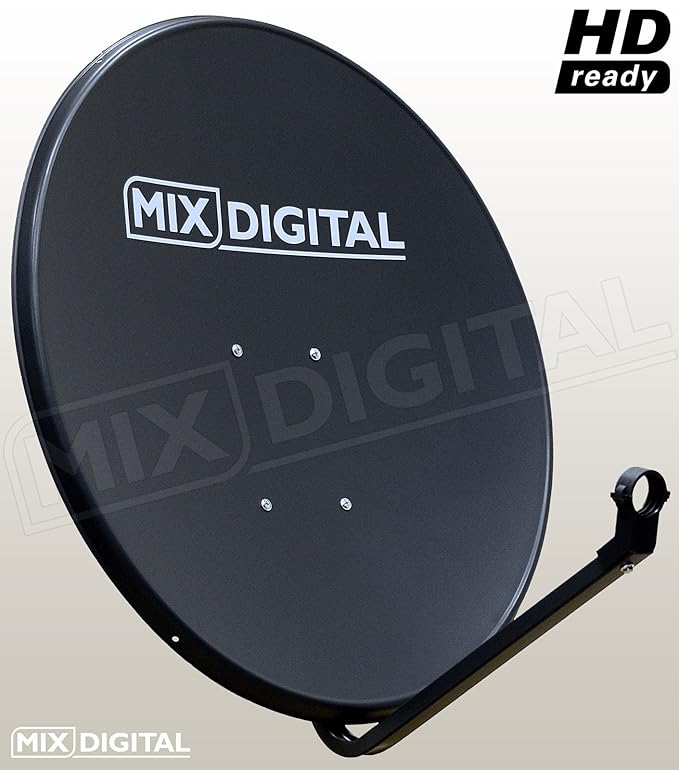 100cm Hi-Gain Satellite Dish & Pole Mount Fittings: Amazon.co.uk ...