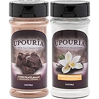 Amazon.com: Upouria Coffee Topping Variety Pack - Chocolate and French ...