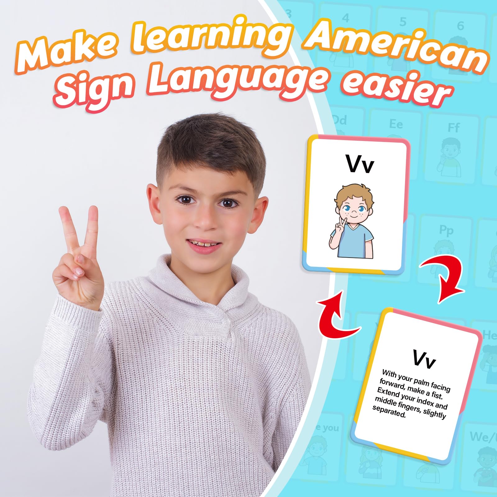 Mua American Sign Language Flash Cards for Babies Kids, ASL Flash Cards ...