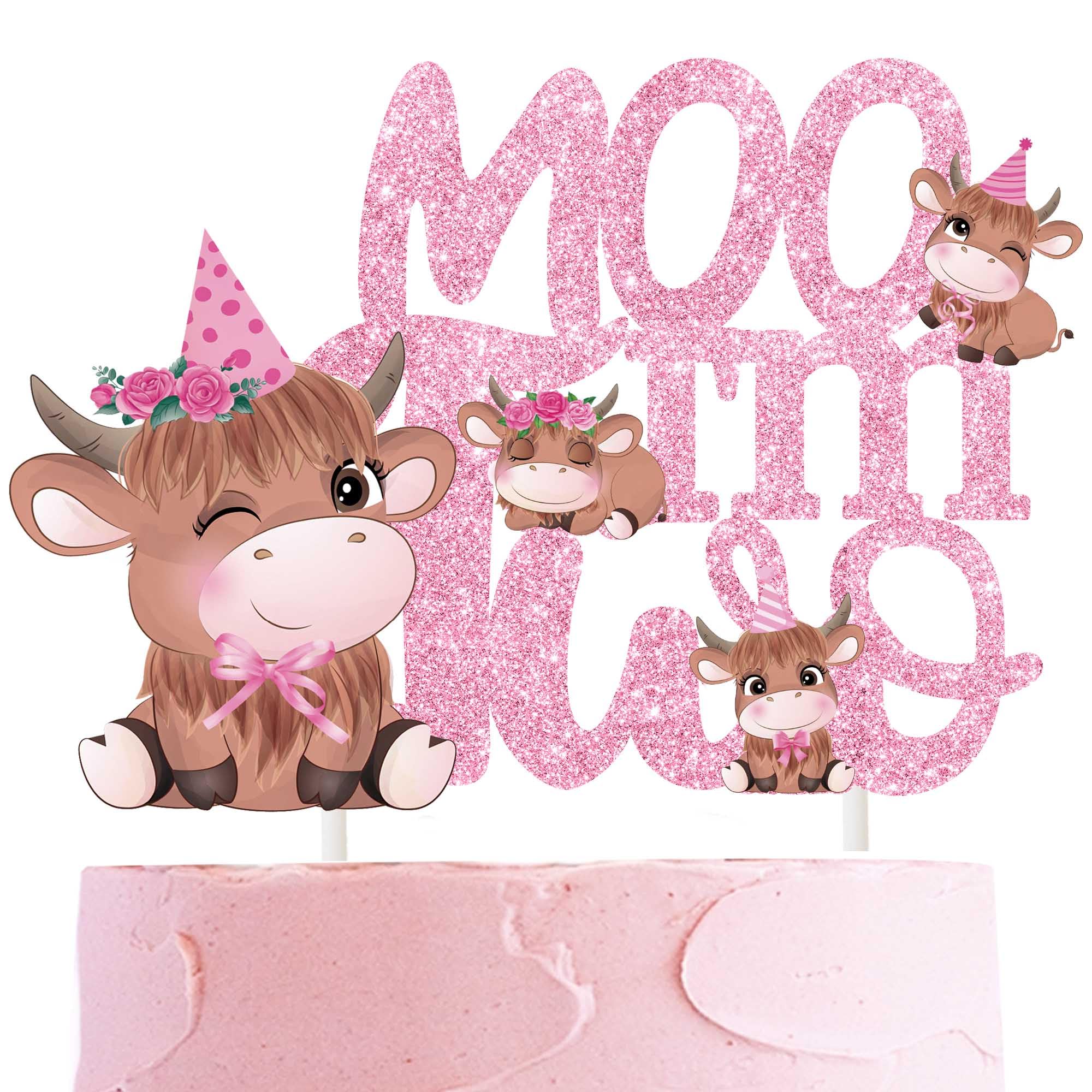 Mua Highland Cow 2nd Birthday Cake Topper Highland Cow 2nd Birthday ...