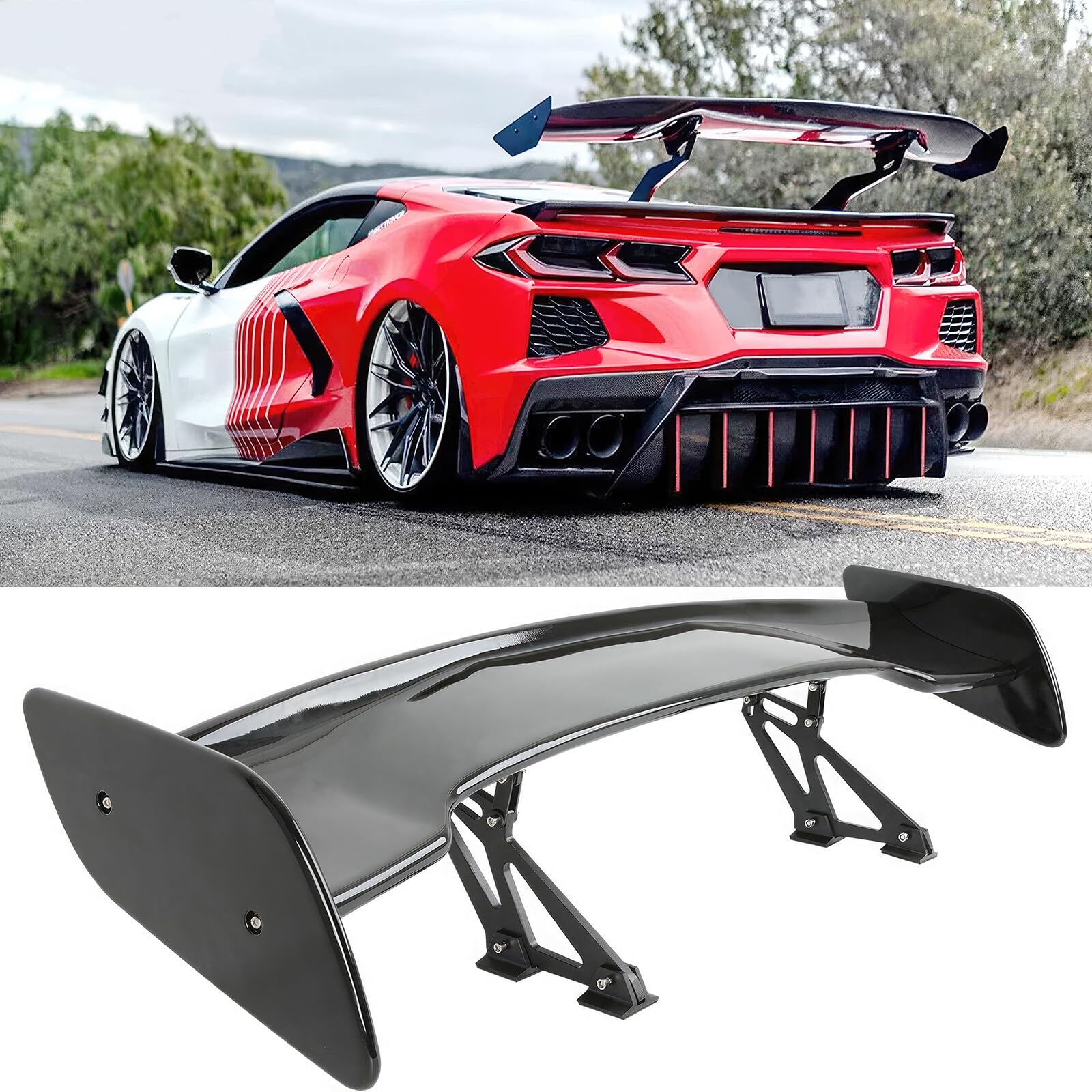 DREAMOTOR 57 Inch Universal Rear Spoiler, GT Style Car Rear Trunk ...