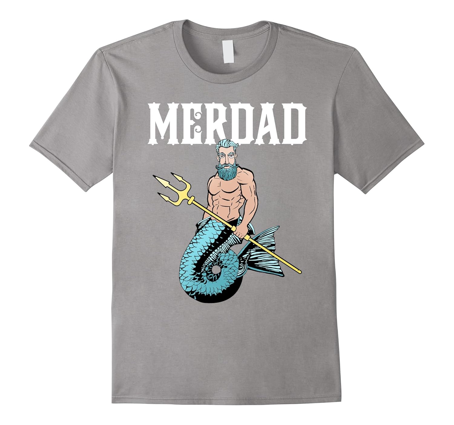 Merdad Mermaid Dad T Shirt Funny Fathers Day Gifts-CD – Canditee