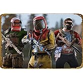Amazon.com: Rust Gameplay Poster Video Game Metal Tin Sign Gaming Cool ...