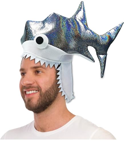Unique 72541 Shark Party Hats 8ct PROCOS 6 Baby Shark Cone Shaped Paper ...